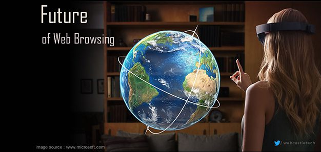 Web designing influenced by the evolution of Augmented and Virtual Reality