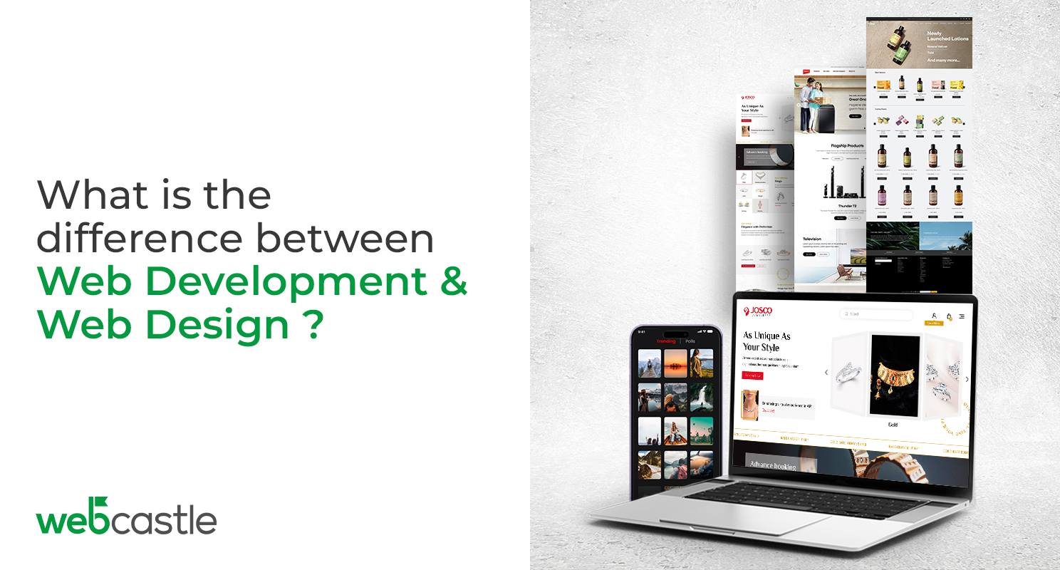 What is the difference between web development & web design? What is the difference between web development & web design?
